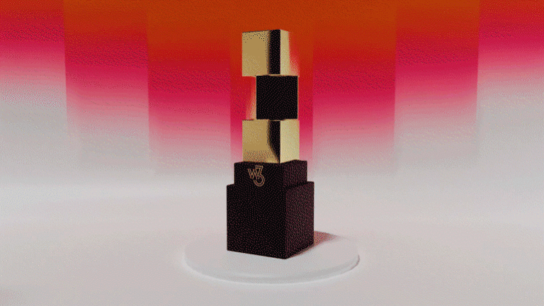 w3 Trophy Gif - Improved Coloring - w3 Awards